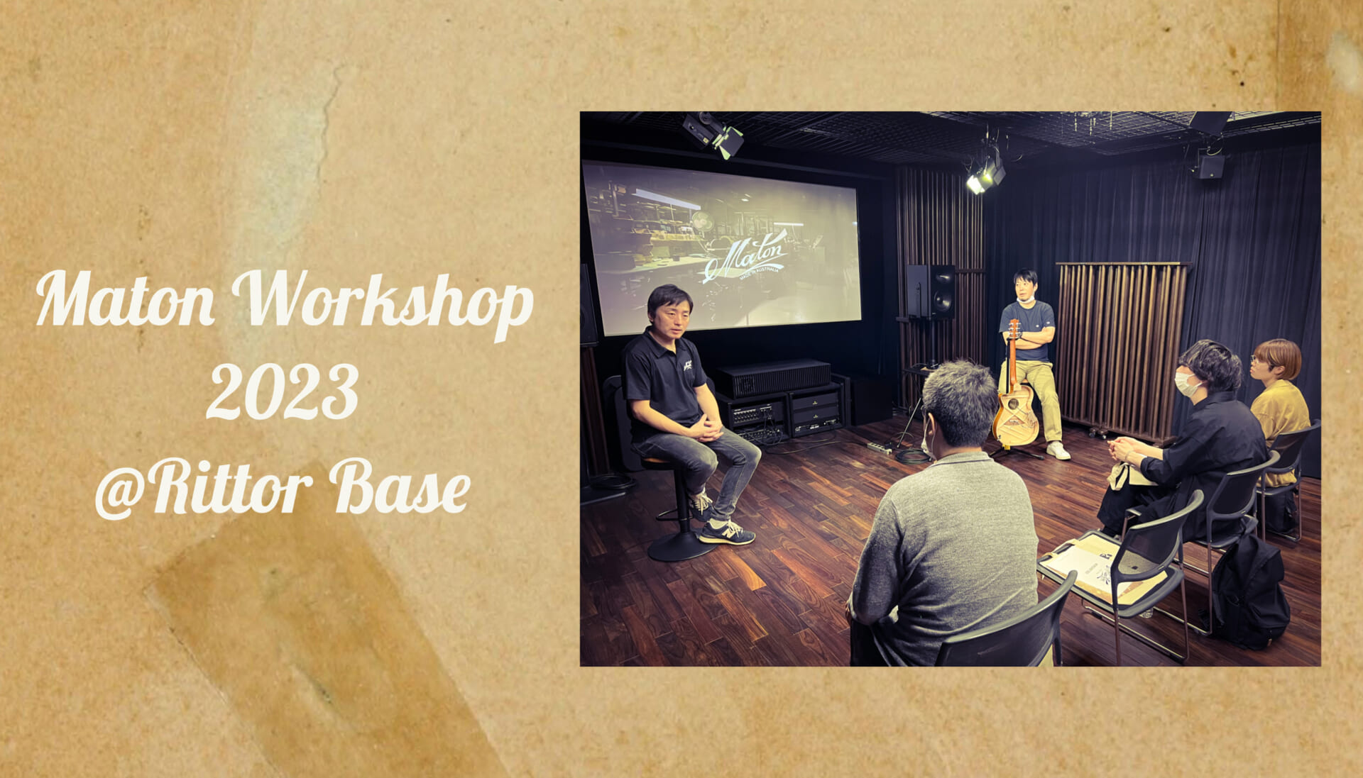 MATON WORKSHOP 2023@RITTOR BASE | アコースティック・ギター・マガジンWEB
